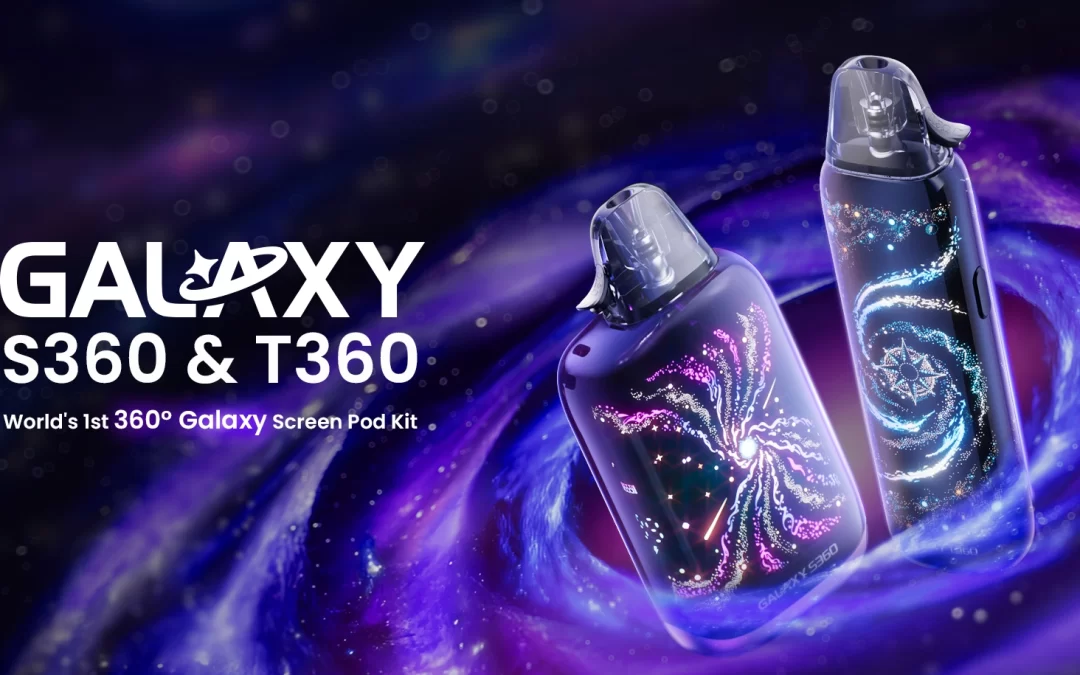 The world's first 360° Galaxy screen Pod Kit - Lost Vape